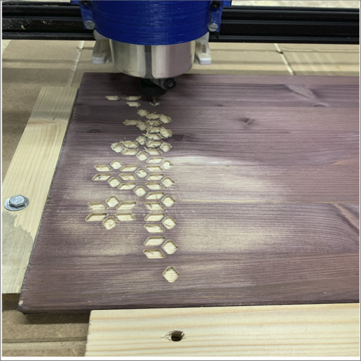 3D Printable Blue CNC by Adrian