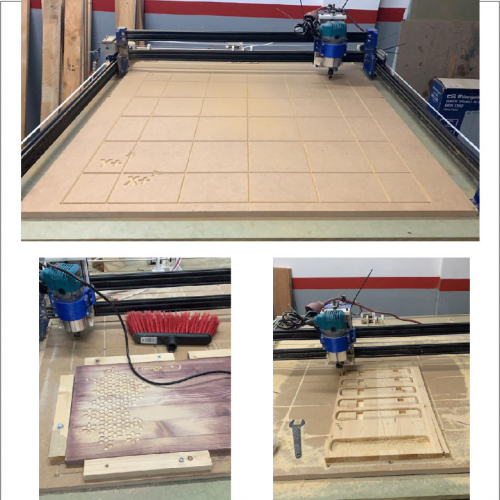 3D Printable Blue CNC by Adrian
