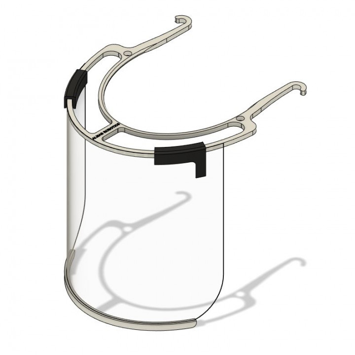 3D Printable Face Shield by Almas Robotics