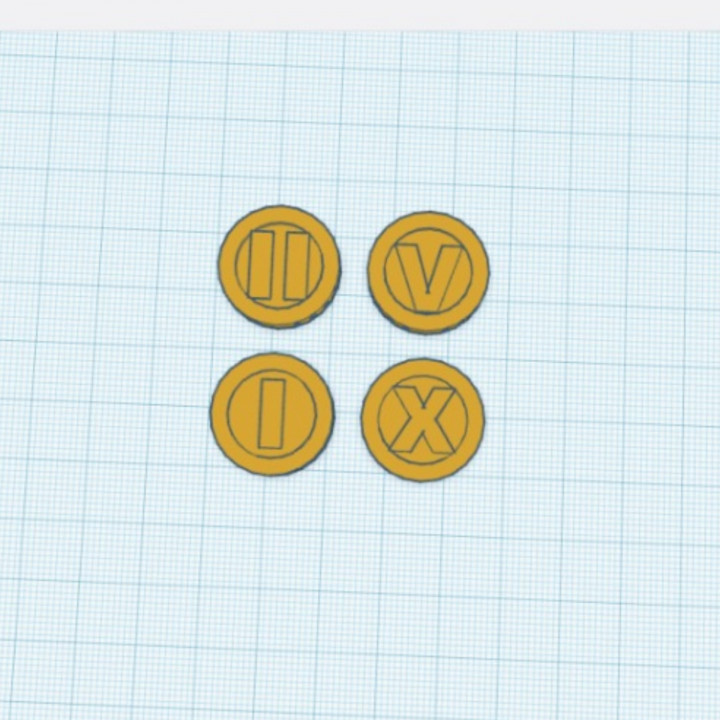 3D Printable Coin Tokens by Lucas Fracolli