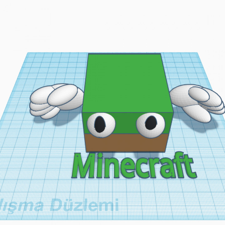 3D Printable Minecraft Block 3D by Atahan