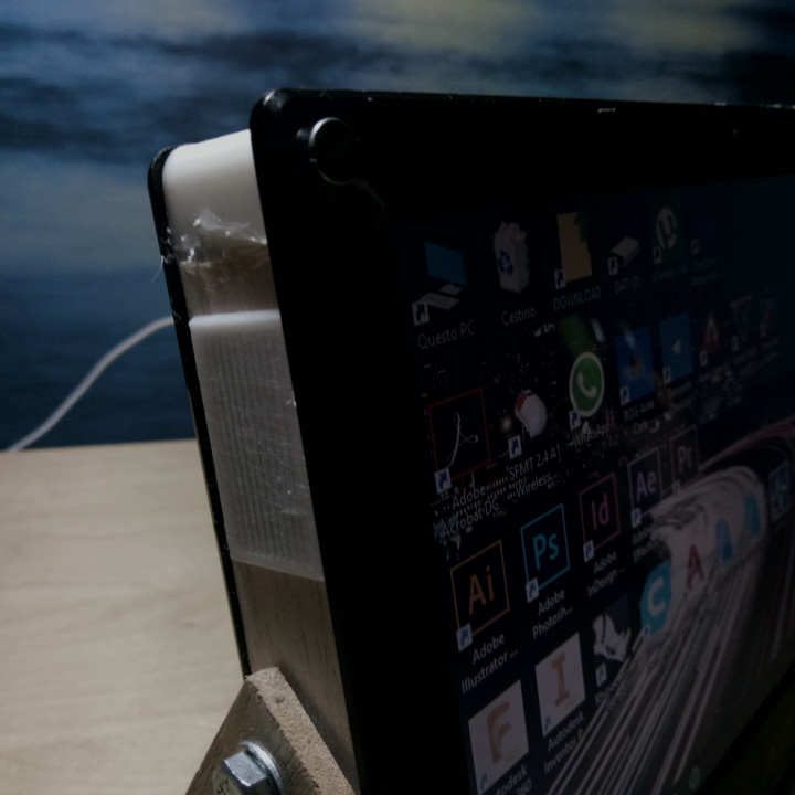 3D Printable STAND MONITOR NETBOOK by fab