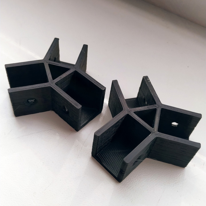 3d Printable Honeycomb Shelf Connectors By Pavol Hamza