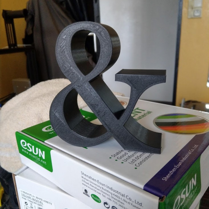 3D Printable Esperluette by rsvd974 by Rsvd974