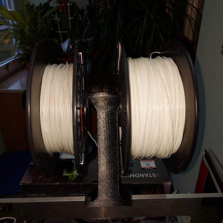 3D Printable Double spool holder I3MK3S by Octavian Vancea