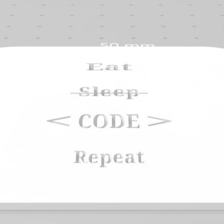 3D Printable Programmer's coaster by Josep Rotger