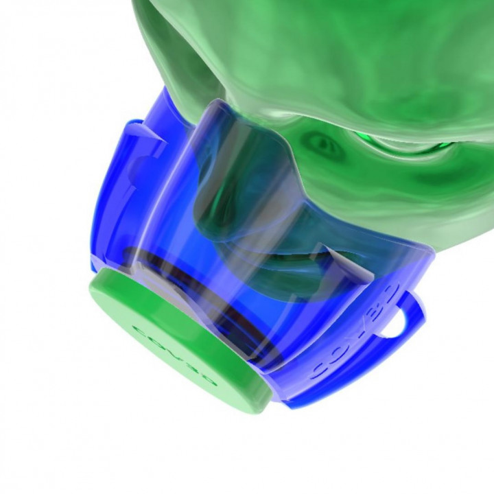 3D Printable (New) COVR3D V2.08 - FDM 3D print optimised mask in 15 ...