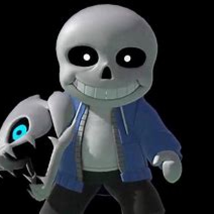3D Printable Sans Mask from Undertale by Arden Markin
