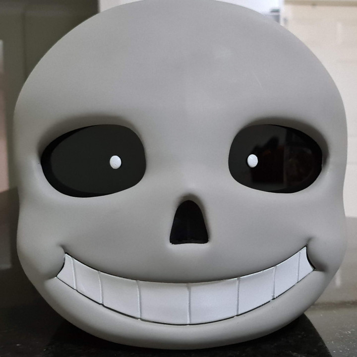3D Print of Sans Mask from Undertale by Pipit