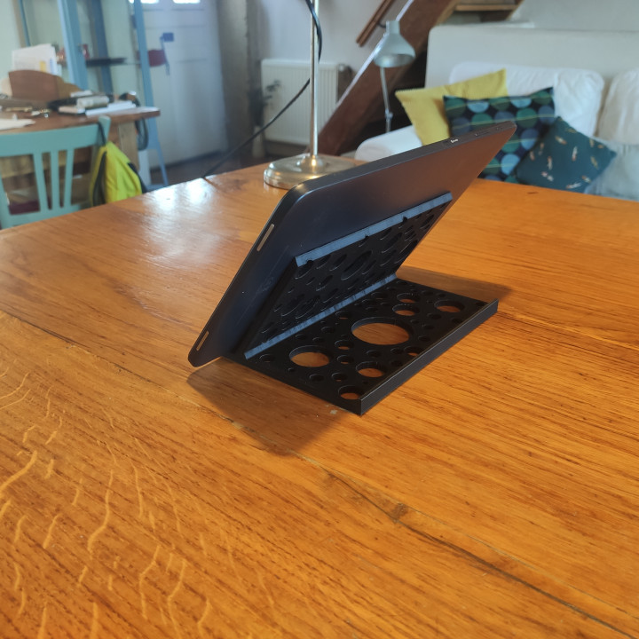 3D Printable Tablet stand by jimflc