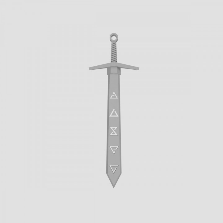 3D Printable Witcher bookmark by Kamil Wróbel