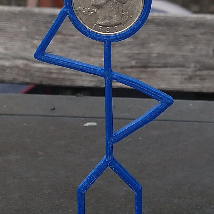 3D Printable Stickman - Strike A Pose by Tom Randolph