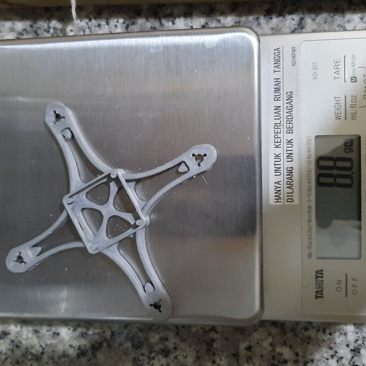 3D Printable Covid19 3DPrint Toothpick Frame by Adhya Kumara