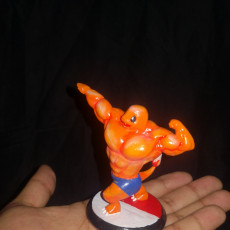 3D Printable Ultra swole Charmander by Chan Yen Yee