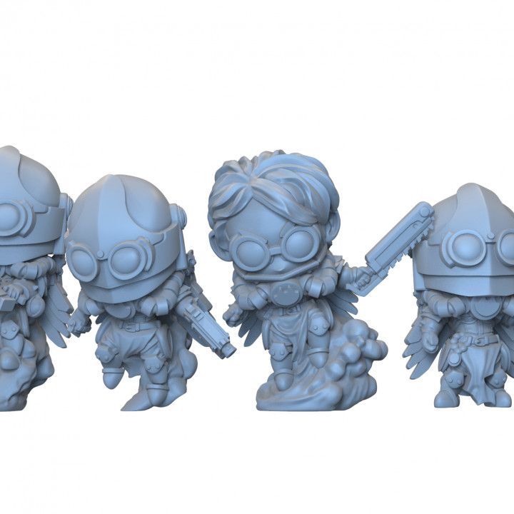 3D Printable Flight Squad by Marchen Atelier