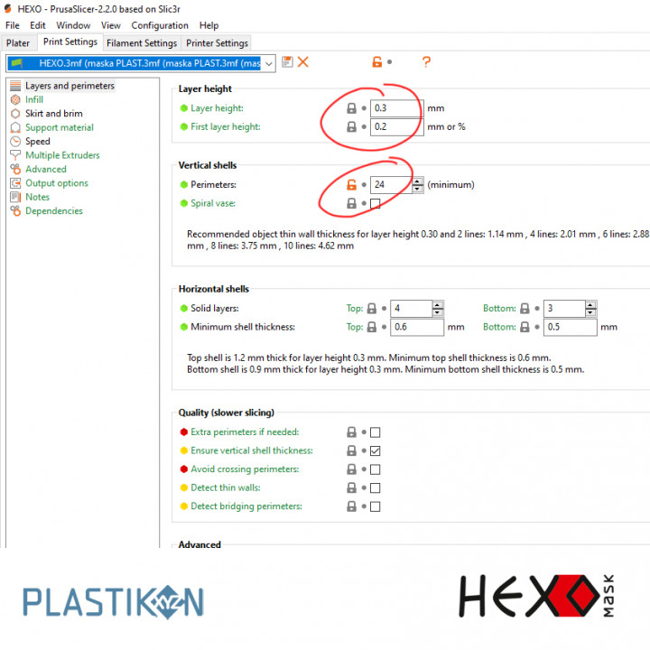 3D Printable HEXO - face mask by PLASTIKON 3D Design