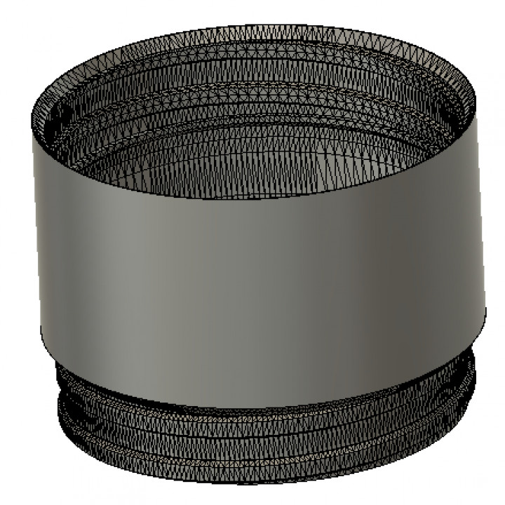 3D Printable Extendable Modular Tube Container - smooth surface by OngaRoo