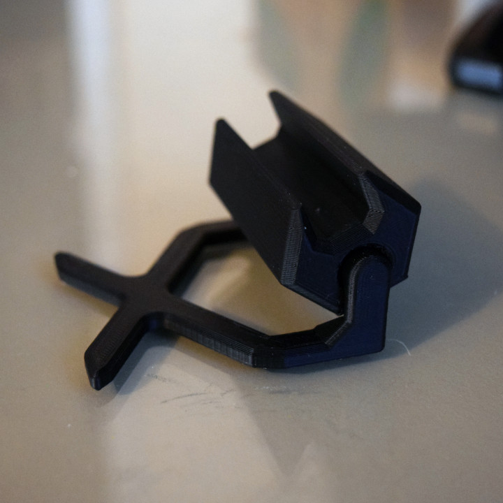 3D Printable Adjustable Phone Stand by Neil Sawhney