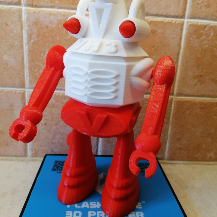 3D Printable Robot VH3 by Paul