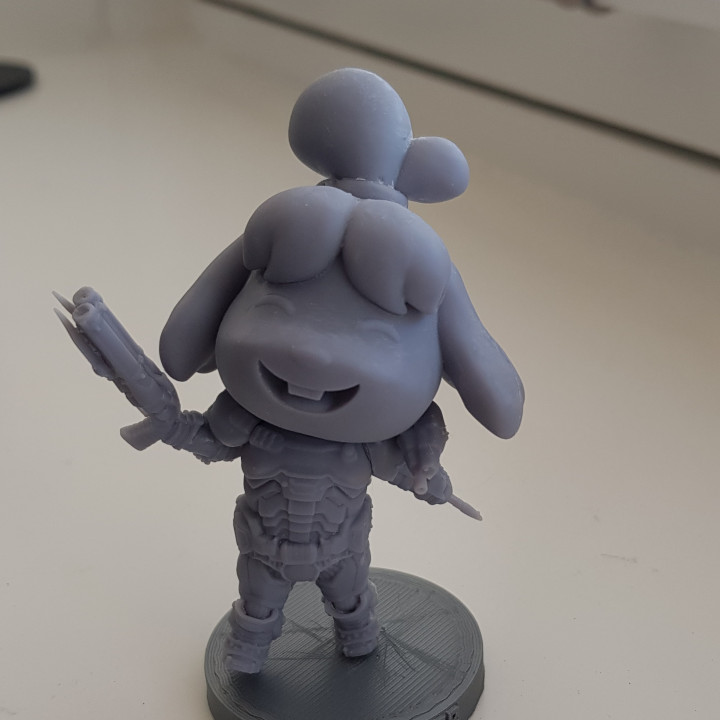 3D Print of Doom Crossing: eternal horizons (Isabelle) by bidoofgoo