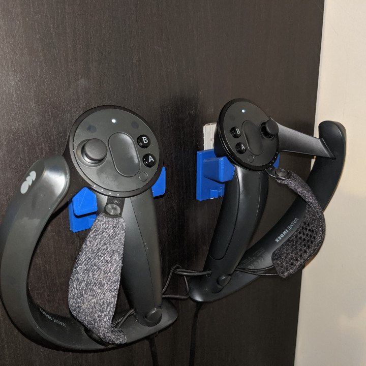 3D Printable Valve Index Controller wall mount using Command Hooks w ...
