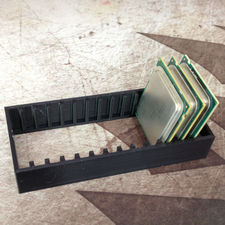3D Printable CPU Tray by Nick McClane