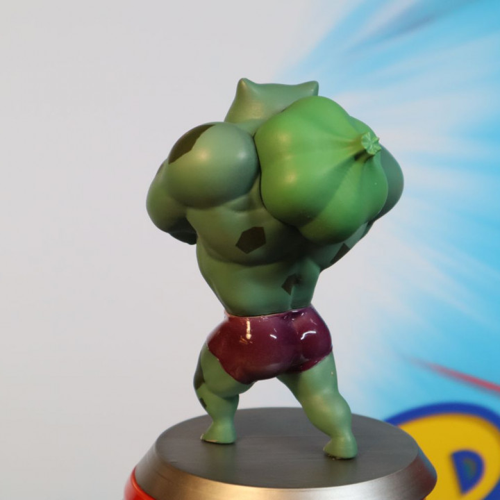 3D Printable Ultra swole Bulbasaur by Chan Yen Yee