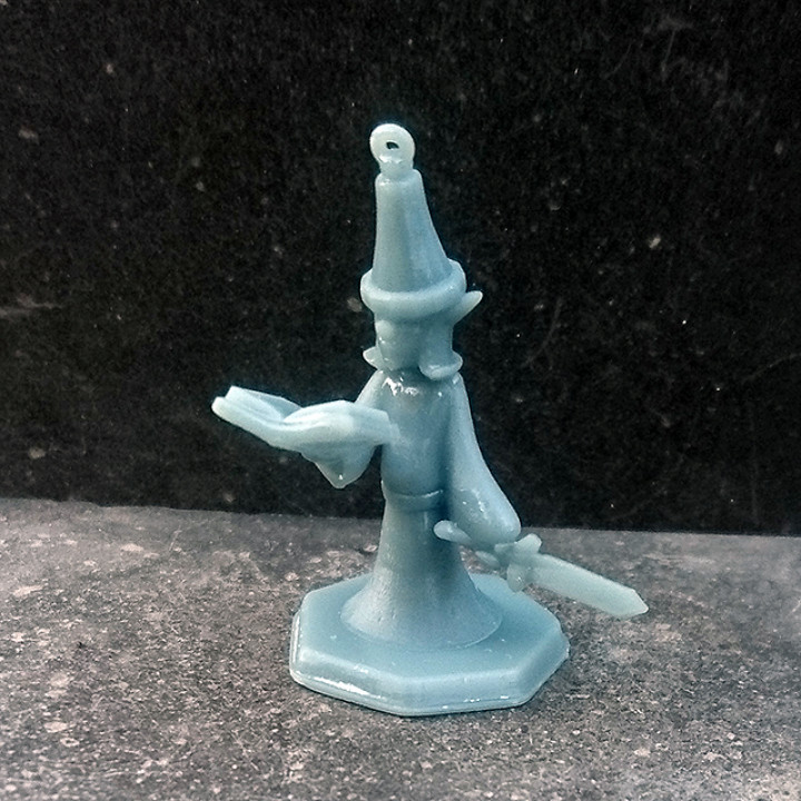 3D Printable elf wizard by Dick Poelen