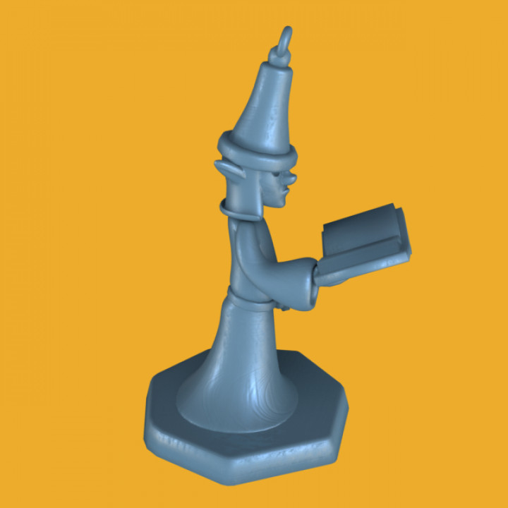 3D Printable elf wizard by Dick Poelen