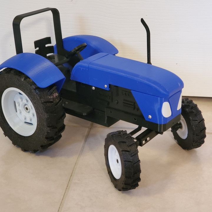 3D Printable OpenRC Tractor - Modern Tractor by Harbor Plastic Works