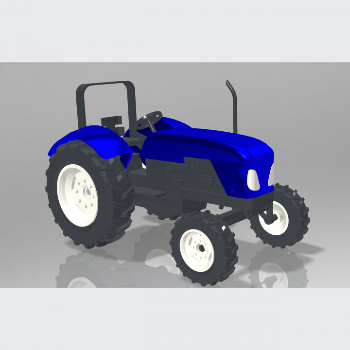 3D Printable OpenRC Tractor - Modern Tractor by Harbor Plastic Works