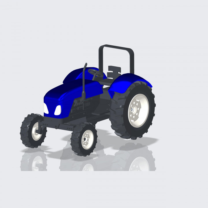 3D Printable OpenRC Tractor - Modern Tractor by Harbor Plastic Works