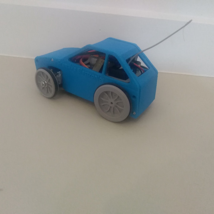 3D Printable OpenRC Car V2 by Creative Electronics