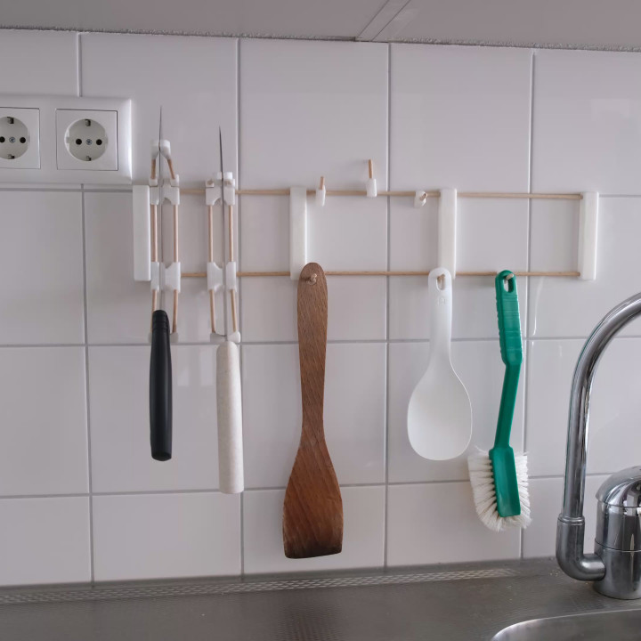 3D Printable Kitchen Rail by Thomas Fischer