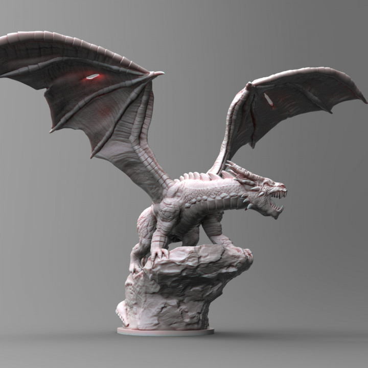 3D Printable Shadow Dragon (Pre-Supported) by Fotis Mint Studios