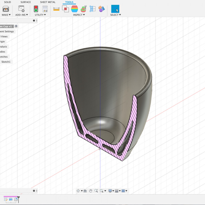 3D Printable Coffee Mug by Marco Tasca
