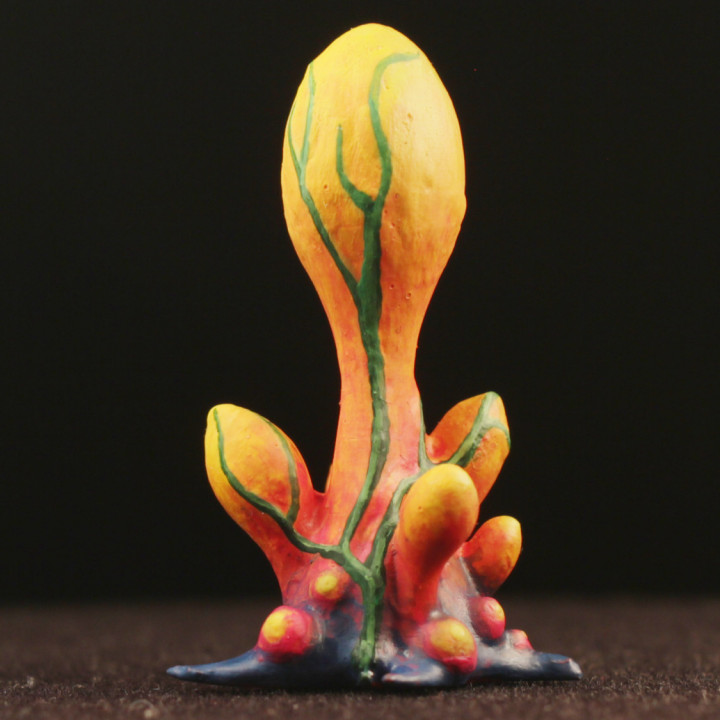 3D Printable Tabletop plant: "Blob Crowd Plant III" (Alien Vegetation ...