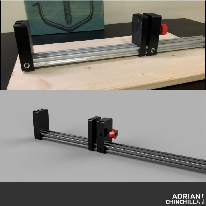 3D Printable Woodworking CLAMP by Adrian