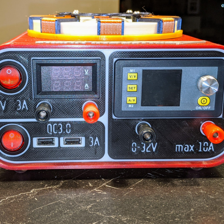 3D Printable ARC powered Power Supply Unit by Blech Eimer