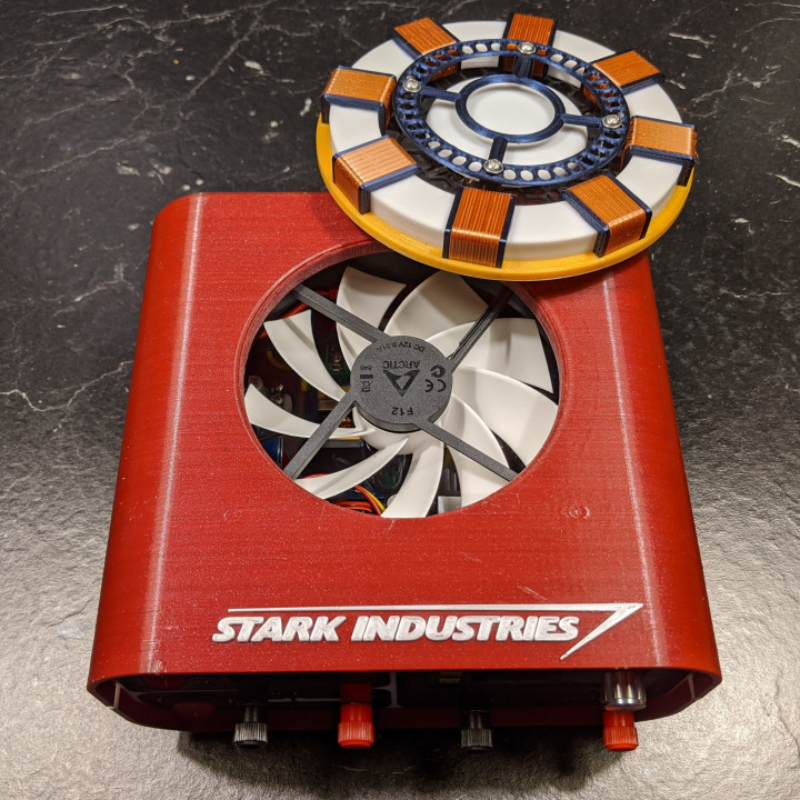 3D Printable ARC powered Power Supply Unit by Blech Eimer