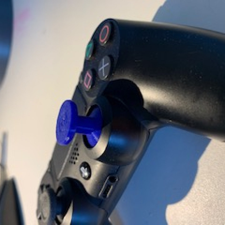 3D Printable PS4 thumbstick by senne demey