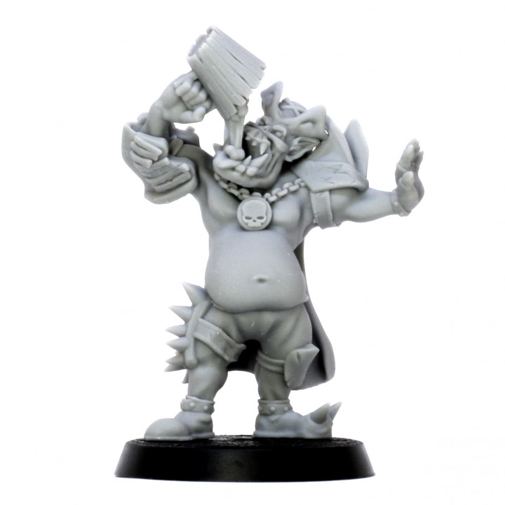 3D Printable Galuk - Black Orc by MGpix