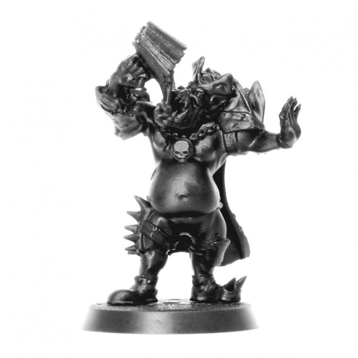 3D Printable Galuk - Black Orc by MGpix
