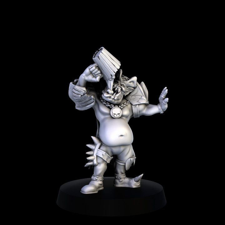 3D Printable Galuk - Black Orc by MGpix