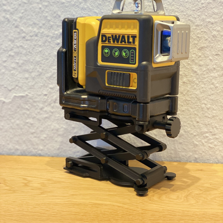 3D Printable DeWalt Laser Lift by PeterGram