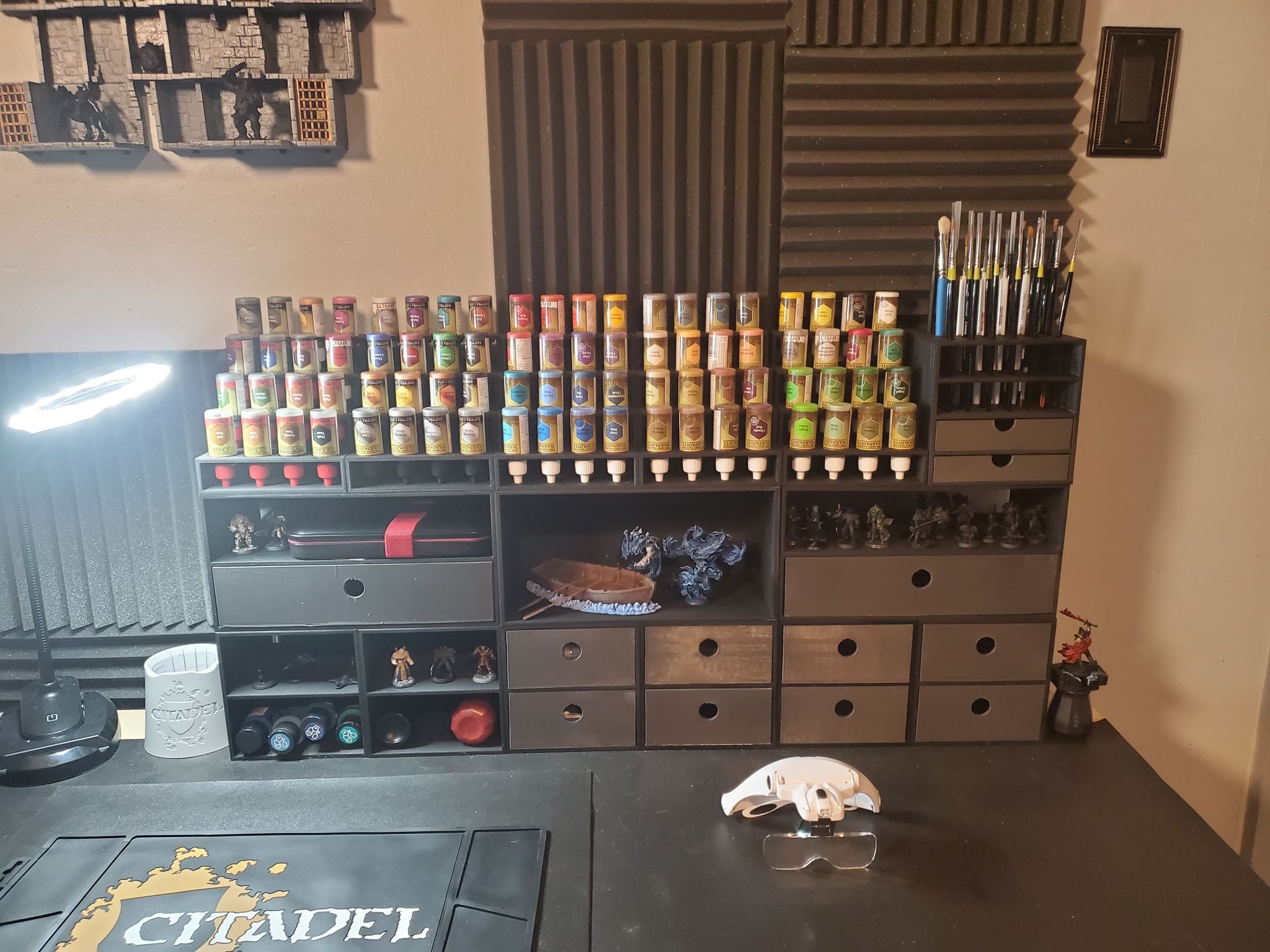 3D Printable Paint Station Starter Set with UV curing station by ...