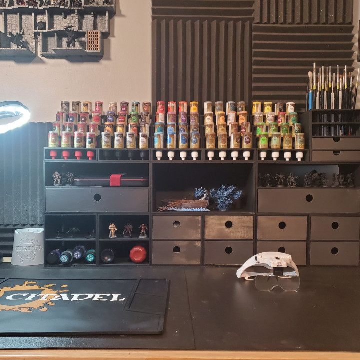 3D Printable Paint Station Starter Set with UV curing station by ...