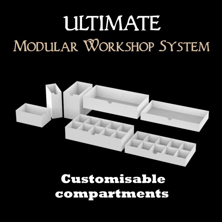 3D Printable Ultimate Modular Workshop System by Meian