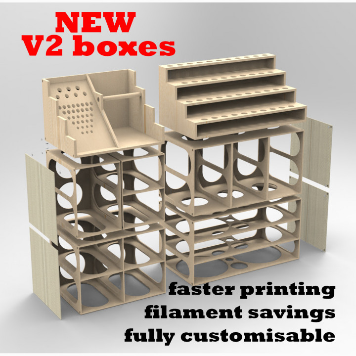 3D Printable Ultimate Modular Workshop System by Meian
