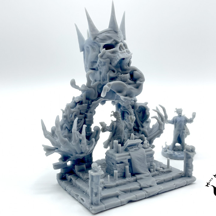 3D Printable Lich Transformation Ritual by Mini Monster Mayhem